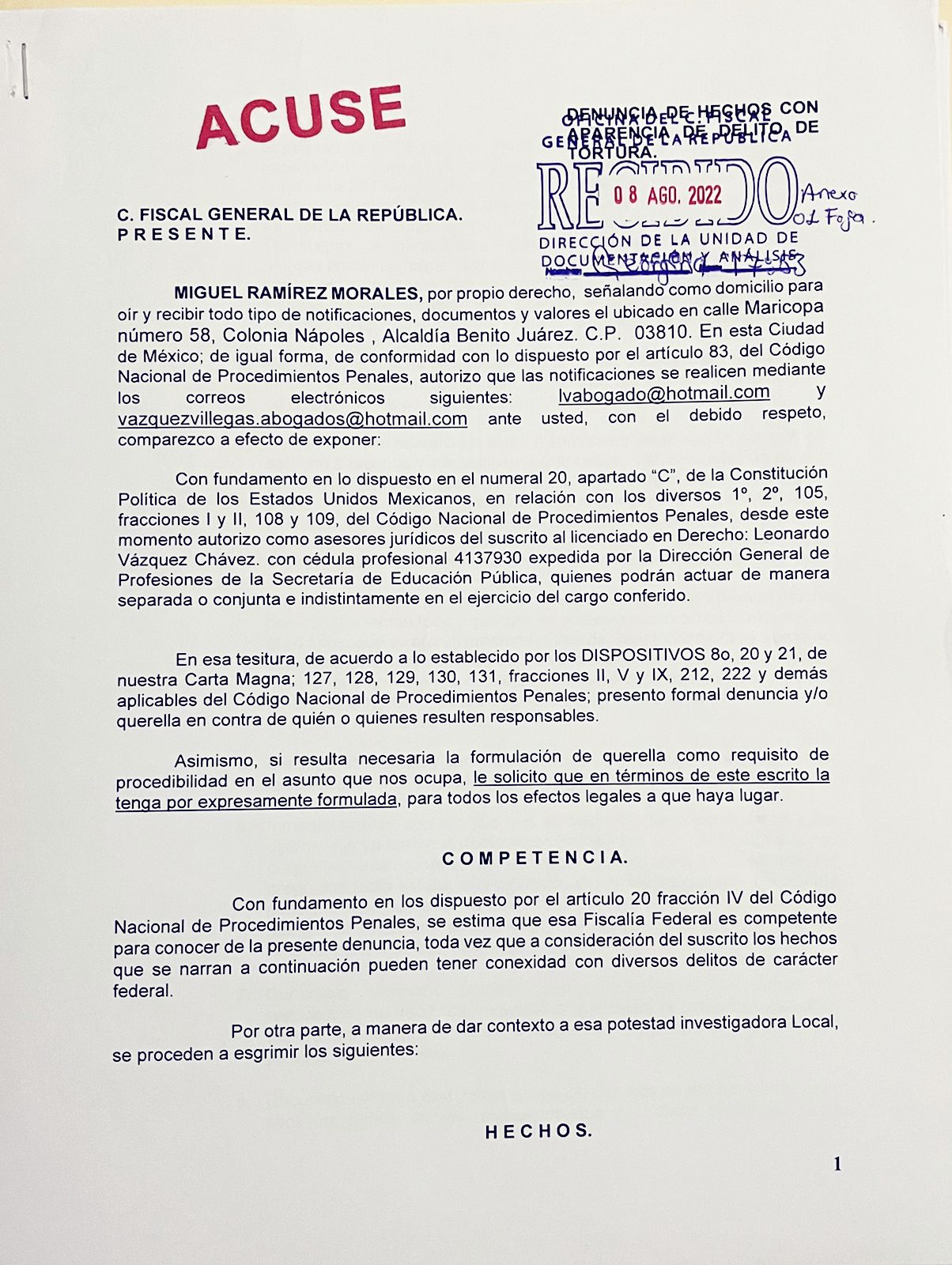 Piloto de Carmona desmiente acusaciones