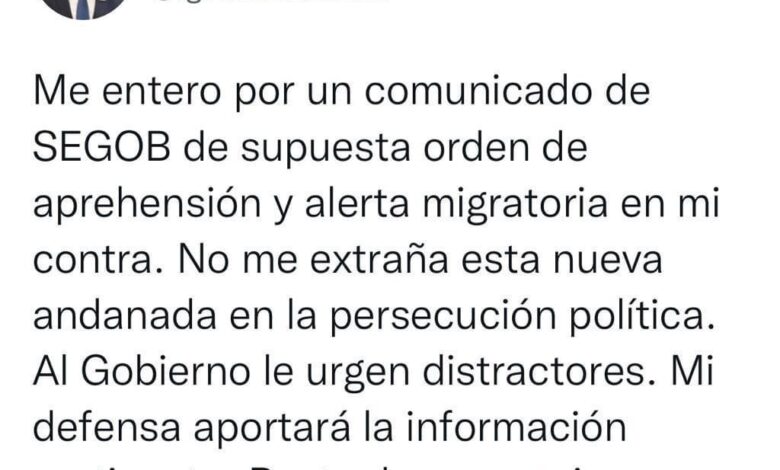 Enterado Cabeza de orden de aprehensión - Daisy Herrera