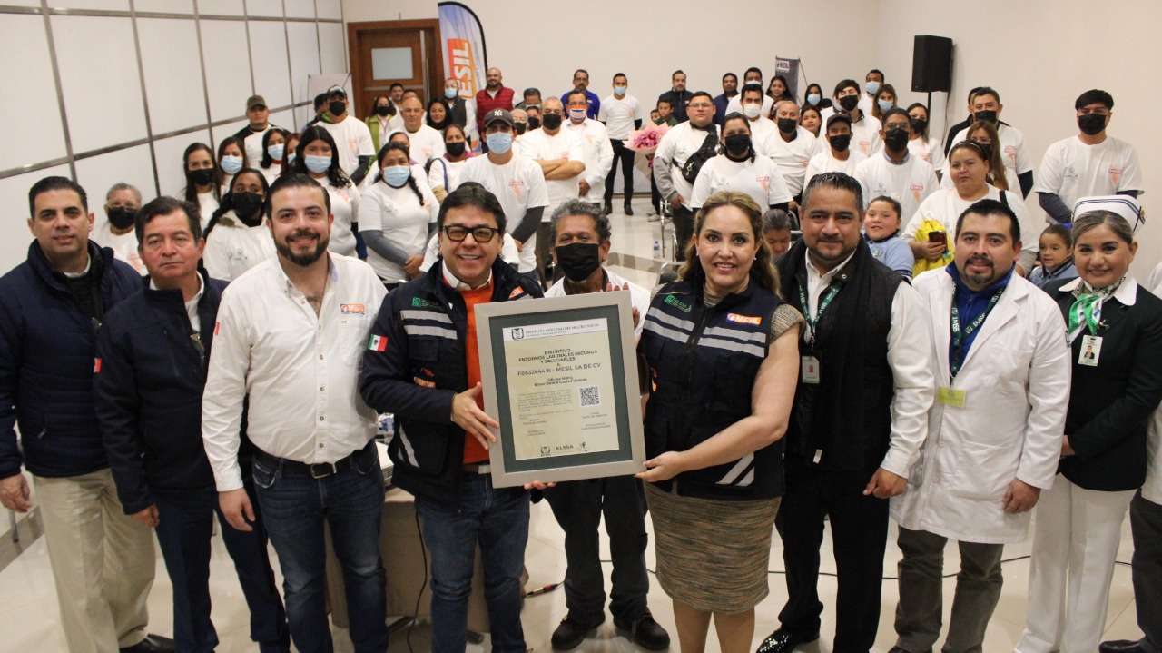 Entrega IMSS distintivo ELSSA a MESIL - Daisy Herrera