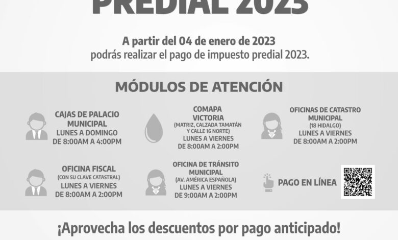 ¡Ya puedes pagar el predial en línea y con descuento!