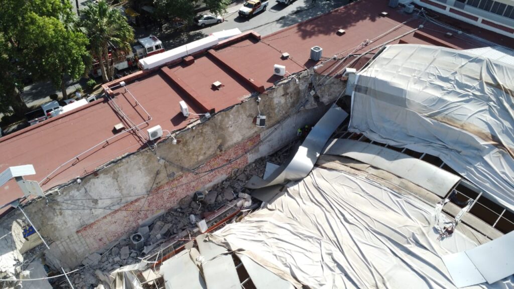 Negligencia sería la causa del derrumbe en el Antonio Repiso - Daisy ...