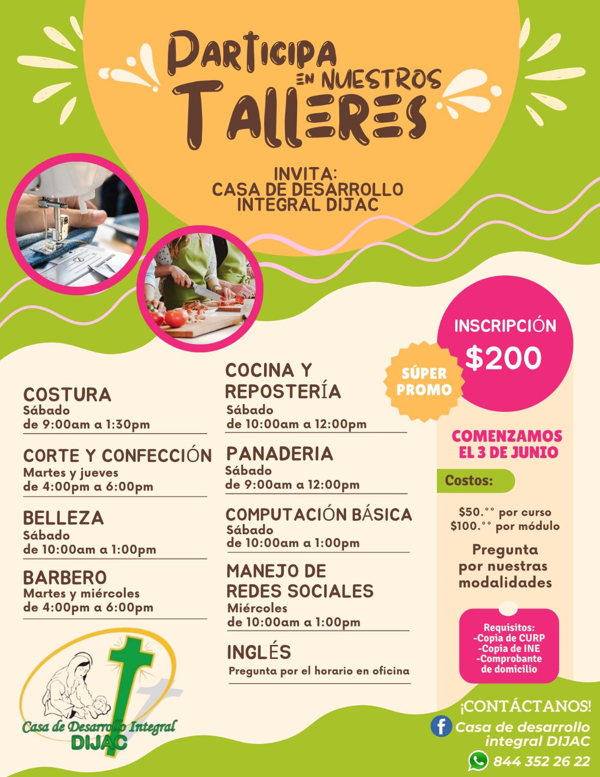 DIJAC abre talleres de capacitación - Daisy Herrera